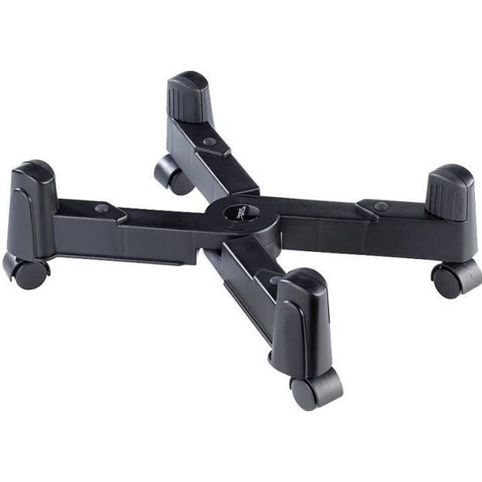 Support à roulettes - GENERAL OFFICE - Noir - Stable - Anti-dérapant ...