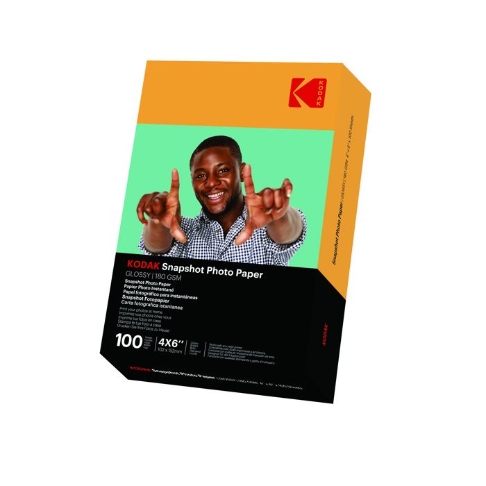 Papiers Photo Instantanés - KODAK - Pack 100 papier photo 102x152mm ...