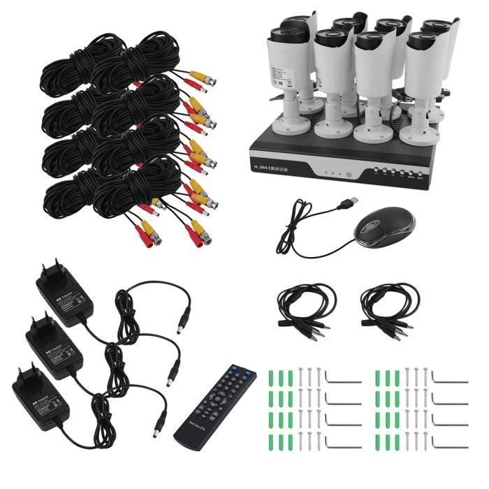 LESHP Kit Caméra de Surveillance Sans Fil Extérieur Caméra Etanche IP ...