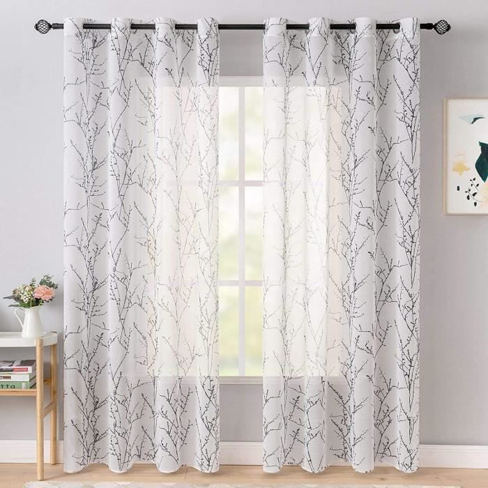 Rideau Et Draperie Interieur - Limics24 - Panneaux Rideaux Motif ...