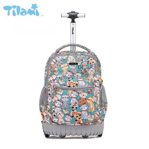 Trolley Bag Sac avec roulettes Portable sac Roulette Scolaire Bagages ...