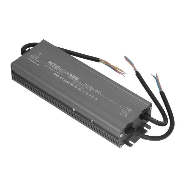 Bloc d'alimentation LED étanche - SALALIS - 300W - IP67 - Aluminium ...