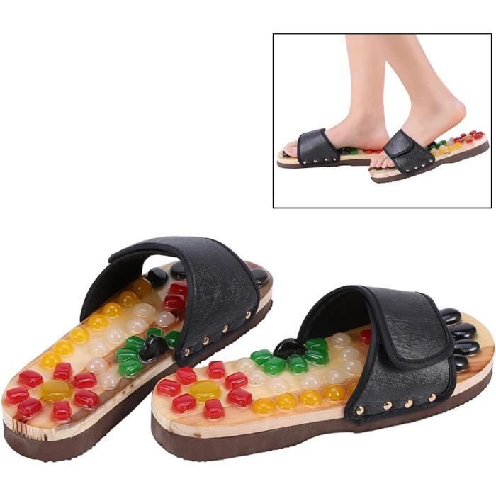 Chaussures De Massage Cailloux Colorés Chaussures De Massage En Pierre Naturelle Chaussures De ...