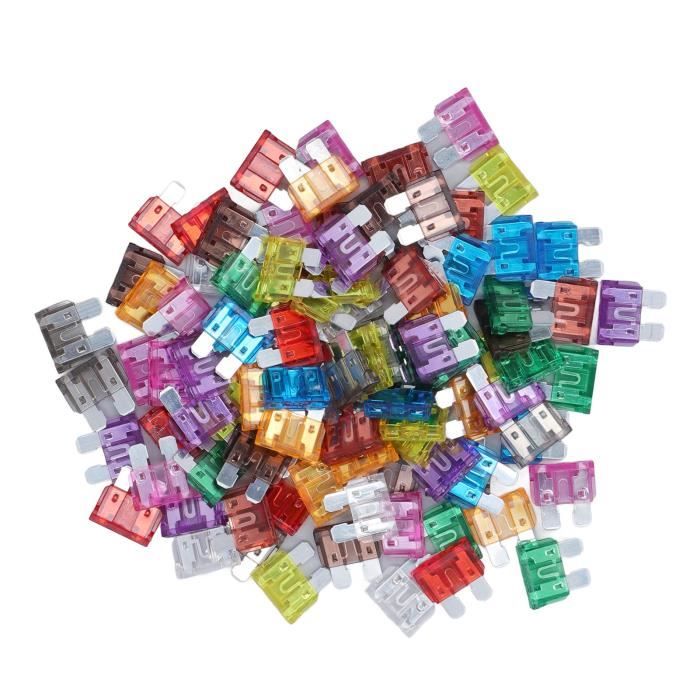 Sonew Fusible Standard Rv Kit De Fusibles à Lame 100 Pièces 2a 3a 5a 7