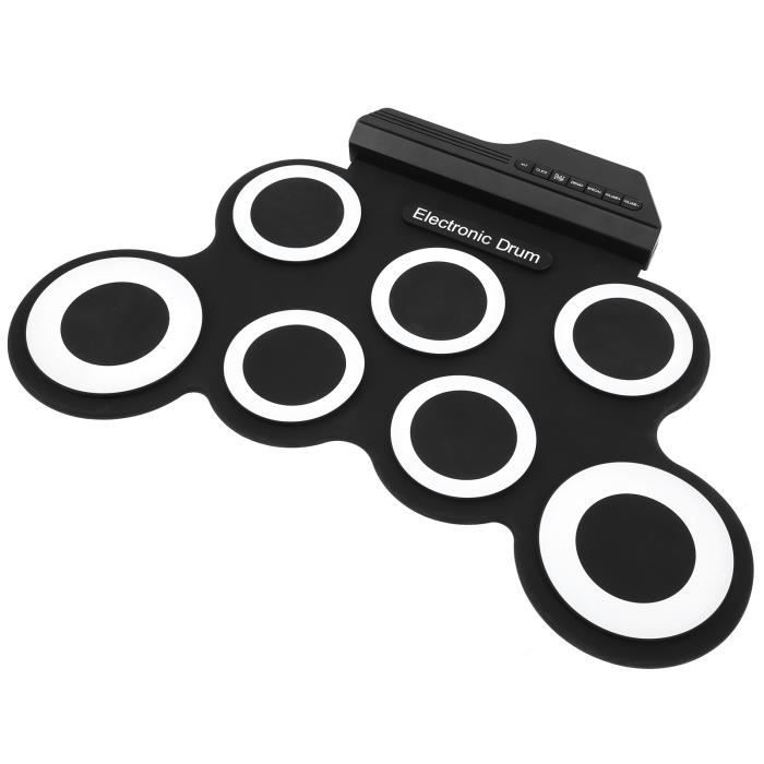 Pad de Batterie Électronique - TBEST - Portable - Silicone Étanche ...