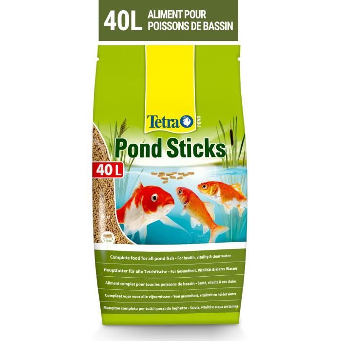 TETRA Aliment complet stick - Tetra Pond Sticks - 40 L - Pour poisson ...
