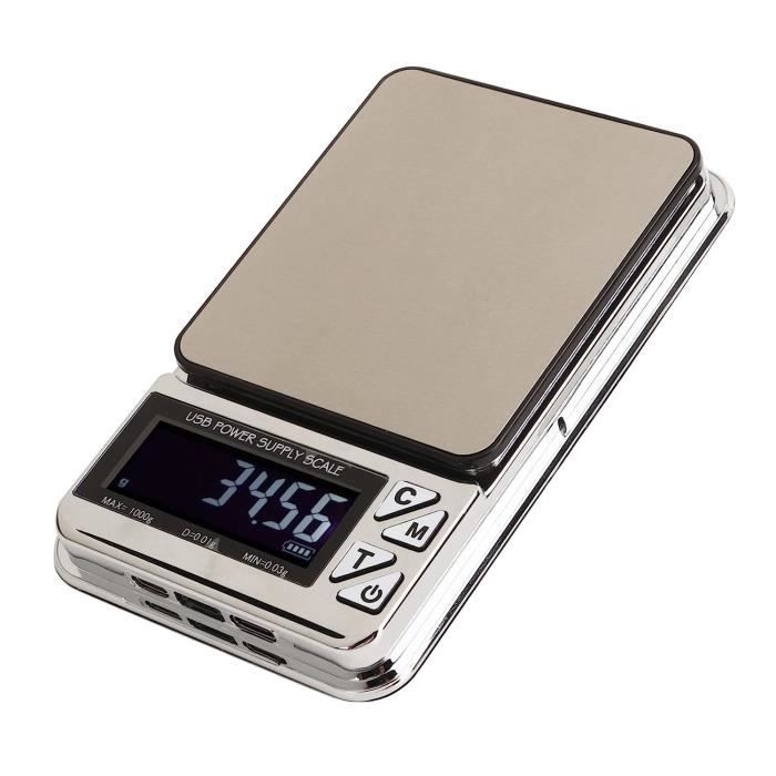 Bijoux Électriques Balance De Pesée Plate 200Mah Nourriture Abs Cuisine ...