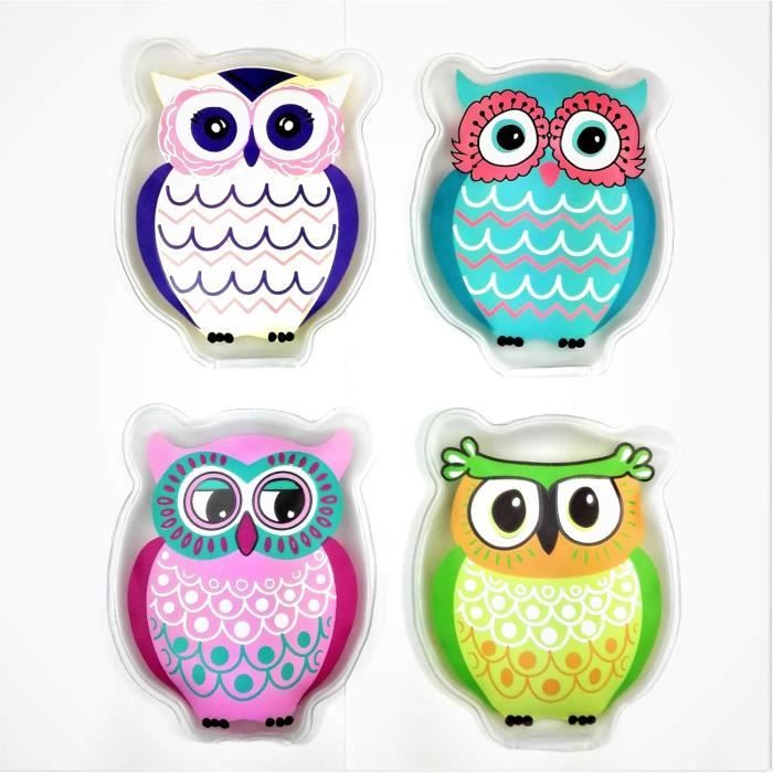 Anista Lot De 4 Chauffe-Mains En Forme De Hiboux Tendance. Chauffe ...