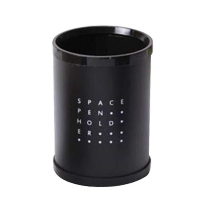 Pot à Stylo Rond en Plastique Pot de Rangement Papeterie Organisateur ...