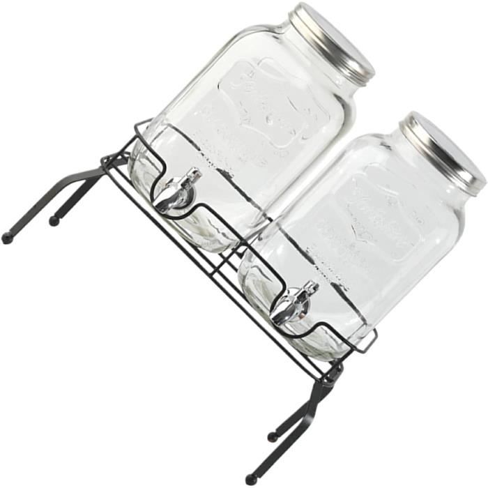 Distributeurs de Boissons en Verre à Double Gallon, 2 pièces, Haute ...