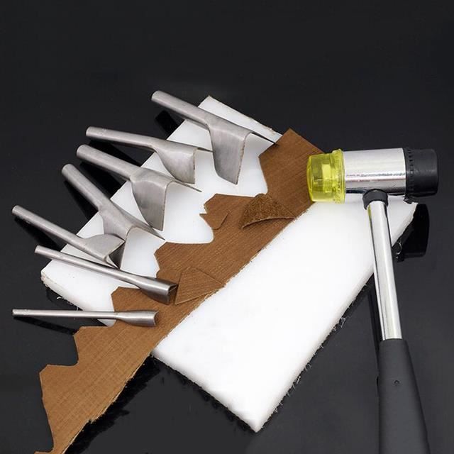 POINCON,35mm--Ensemble'outils de poinçonnage pour l'artisanat du cuir ...