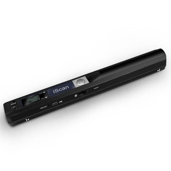AL13051-900DPI Résolution Portable Petit iScan document image Scanner support TF 32G de stockage ...