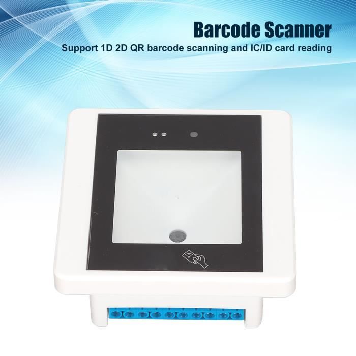 RAN Scanner de codes-barres 1D 2D Scanner de -barres bureau polyvalent 1D 2D QR lecteur de carte ...