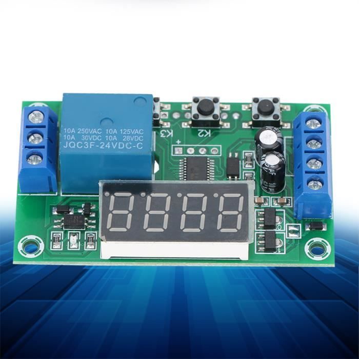 QID-Module de retard ASHATA Relay Module Single channel YYC-2S 24V trip delay timer circuit ...