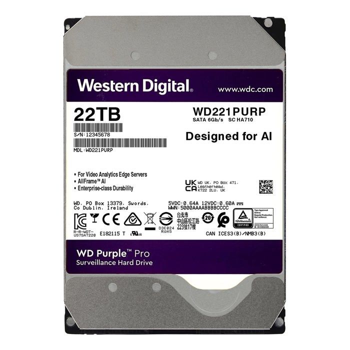 WESTERN DIGITAL WD Purple Pro - Cdiscount Informatique