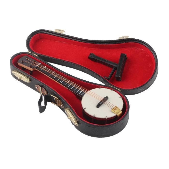 Modèle miniature de banjo Miniature Banjo Modèle Réaliste Exquis Banjo ...