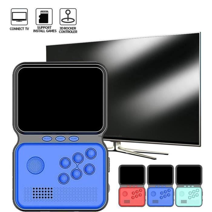 Console portable - Gameboy - Retro - 900 jeux inclus - Couleur CYAN ...