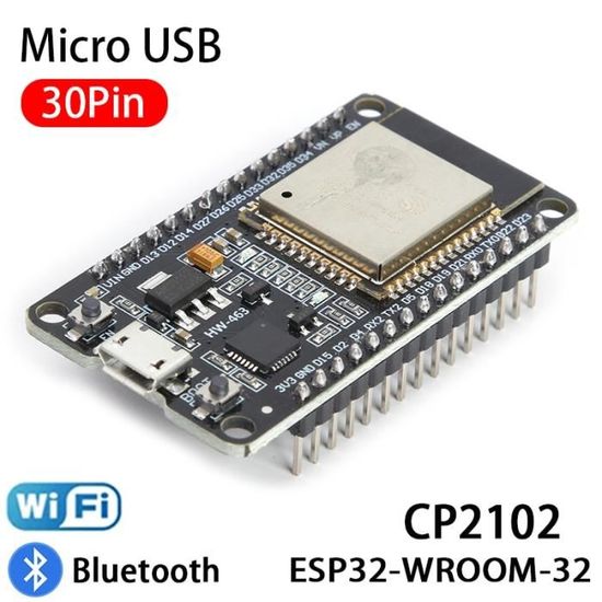 One set-Carte de développement ESP32-S ESP-WROOM-32 ESP32 carte d'installation Type C ESP32 ...