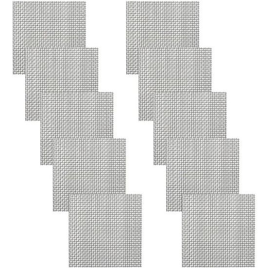 10 Pcs Aquarium Fish Tank Wire Mesh Pad,Aquarium Mousse Net,Acier ...
