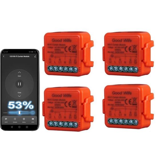 WiFi Interrupteur Volets Roulants Connecté, module de commande pour ...