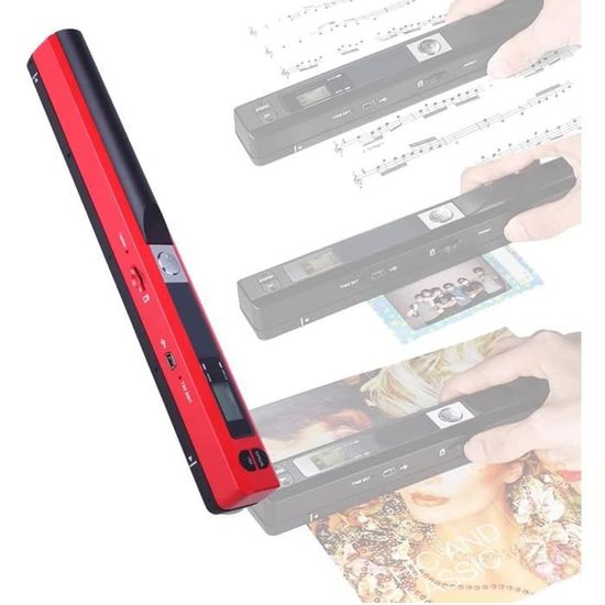 Mini Scanners de Portatif Portables, Scanner Taille Document 300dpi ...