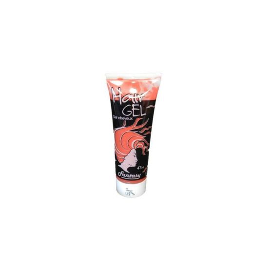 Gel pour cheveux couleur coloration temporaire ROUGE tube 47ml ...