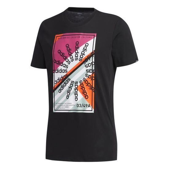 T-shirt adidas Creator Culture Noir/blanc - Cdiscount Prêt-à-Porter