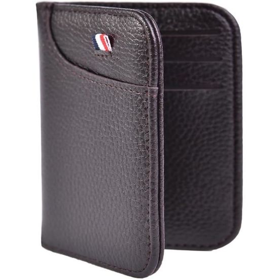 Portefeuille Porte-Cartes De Crédit En Cuir Pour Hommes Et Femmes ...