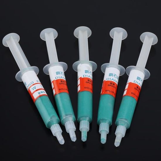 YOSOO Pâte abrasive diamantée 5pc / set Pâte de polissage de meulage au ...