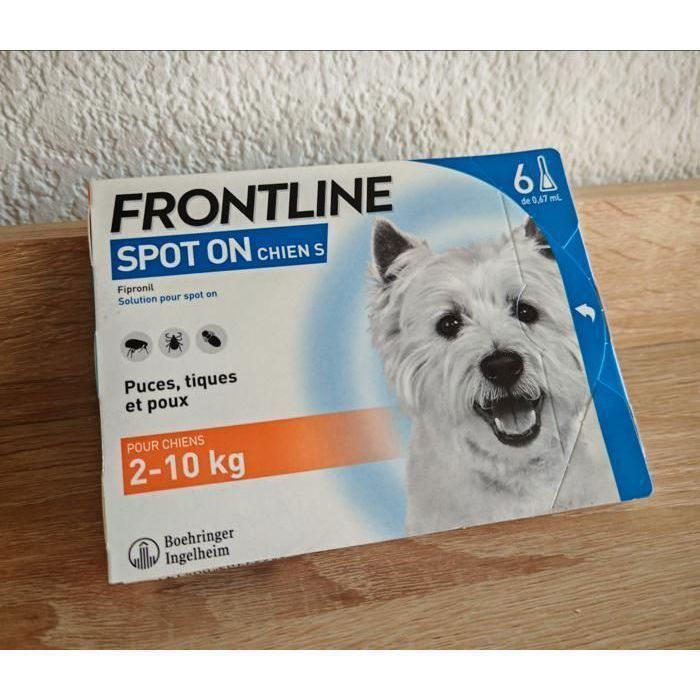 FRONTLINE Spot On Chien - Anti Puces, Anti-Tiques & Poux broyeurs ...