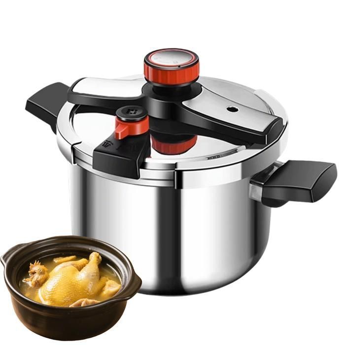 Autocuiseur - Cocotte minute - 2 niveaux de pression - Inox - 4L ...