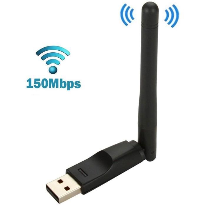 La couleur noire Mini Clé USB et Wi-Fi Dongle Sans Fil RT5370 Pour Aura ...
