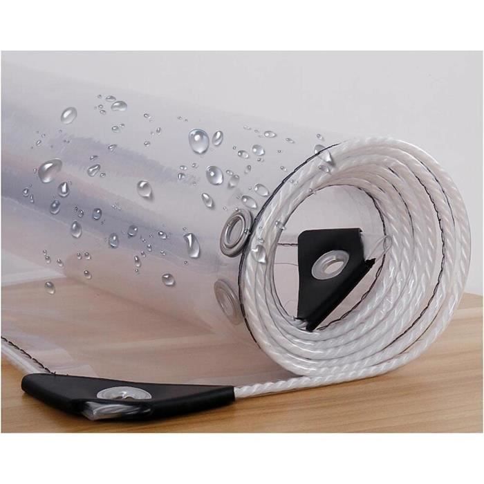 Bâche Imperméable 0.5x0.8m,1.2x2.5m,1.5x6m,2x5m,2.3x8m,3.5x3m Bâche ...