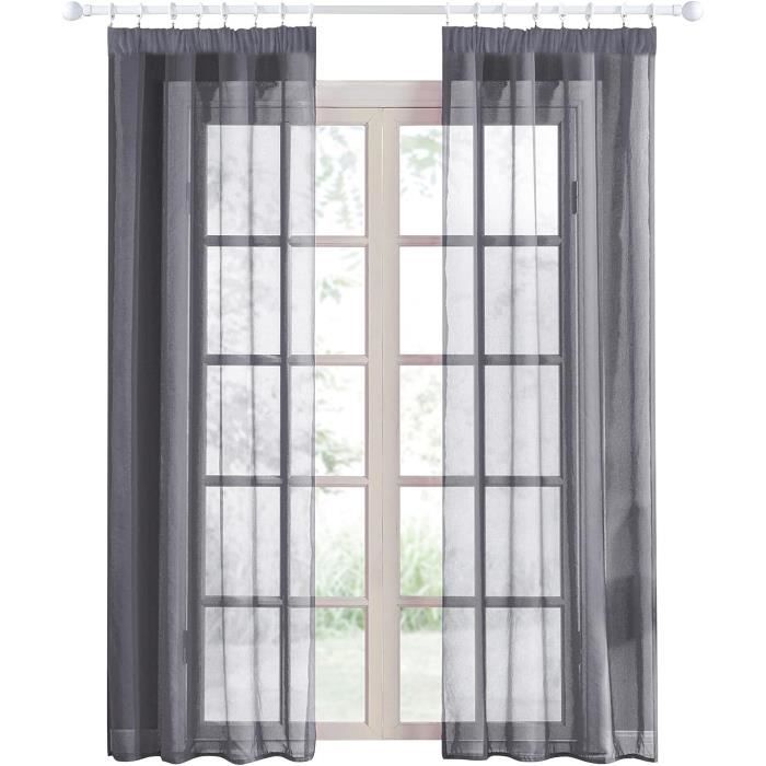 Rideau Voilage Galon Fronceur Pour Rail, Rideaux Voilages Ruban ...