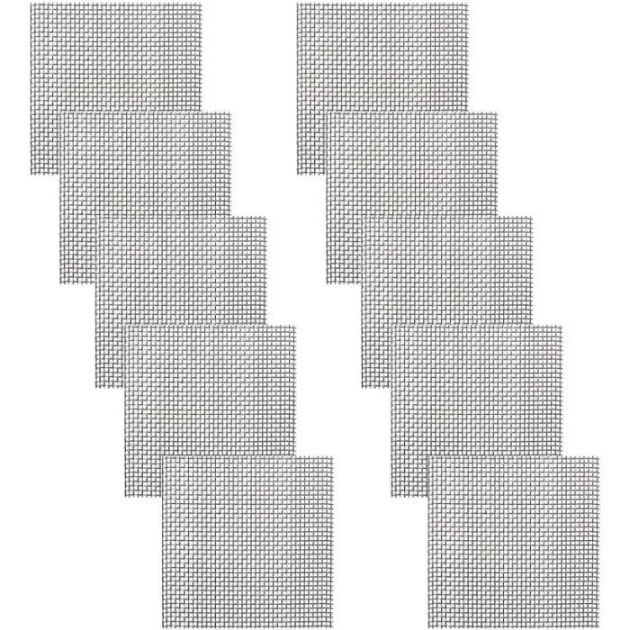 10 Pcs Aquarium Fish Tank Wire Mesh Pad,Aquarium Mousse Net,Acier ...