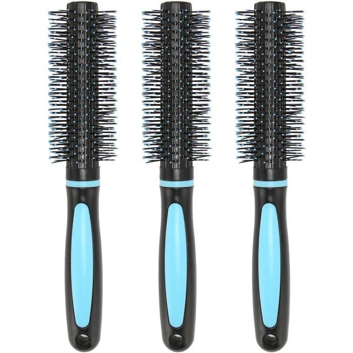 Brosse À Cheveux Ronde 3 Pièces, Pour Réduire La Traction Des Cheveux ...