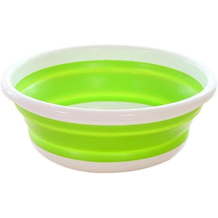 Bassin pliant portable - A965 - L Green - Vert - Seau pour camping et ...