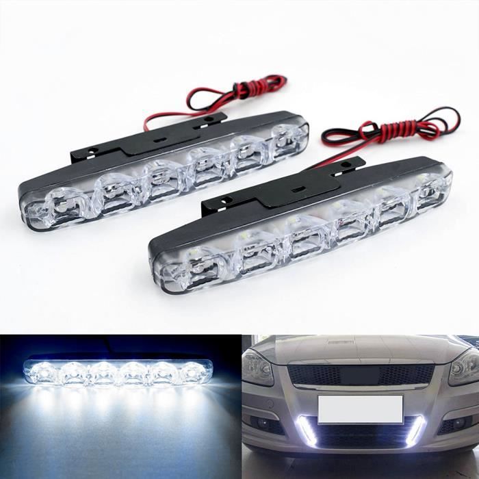 Dioche Feux de jour DRL Yctze LED Feux Diurnes Plastique ABS 1 Paire ...
