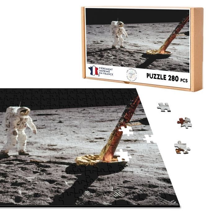 Puzzle Classique 280 pièces Neil Armstrong Premier Pas Sur La Lune ...