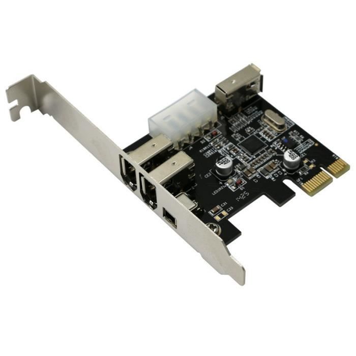 Kingwing® l'icp express pcie 3 port firewire ieee1394a par carte à puce ...