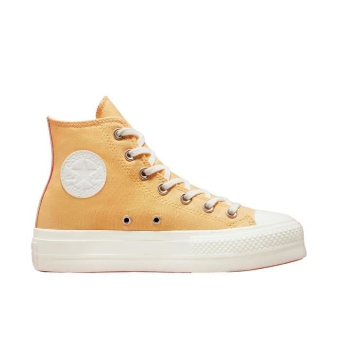 Converse - CONVERSE CTAS LIFT HI CYBER MANGO/EGRET MUJER Jaune ...