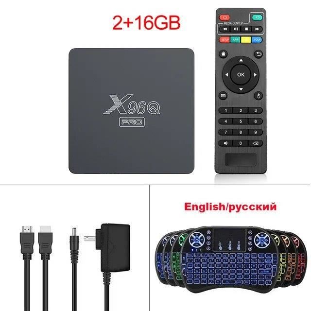 Boîte de télévision - RNCYN - X96Q PRO - Android 10 - 2GB RAM - 16GB ...