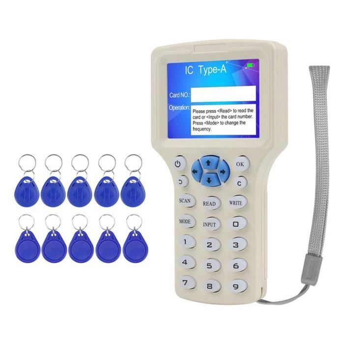 Copieur-Graveur-Lecteurs-Duplicateur RFID 10 FréQuences 125KHz 13.56MHz ...