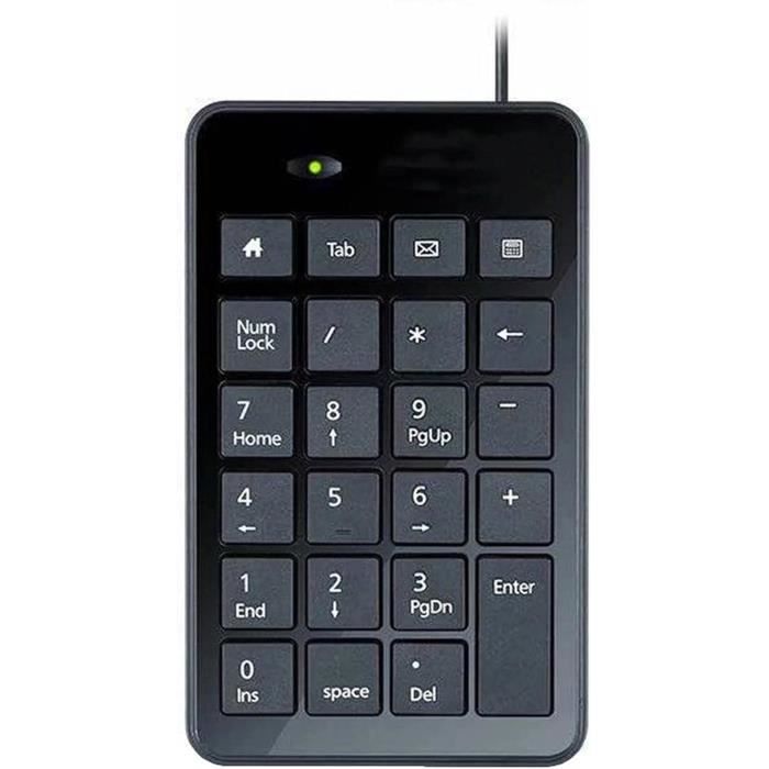 Basii Pavé numérique | Clavier numérique Compact Pavé numérique Filaire ...