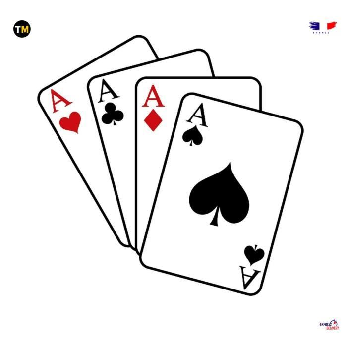 Jeux de carte Jeux de soirée Jeu de cartes classique 54 carte ...