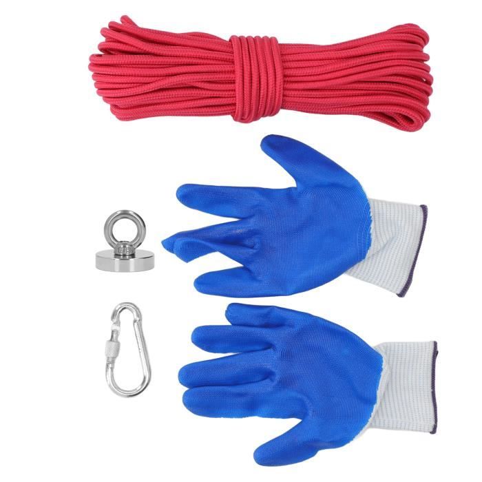 VBESTLIFE Aimant Crochet Aimant de pêche 75 kg Force de traction aimant ...