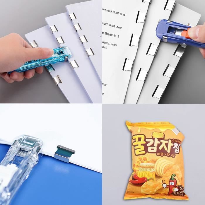 Reusable Creative Stapler, Agrafeuse sans Agrafes, Paper Clinch ...