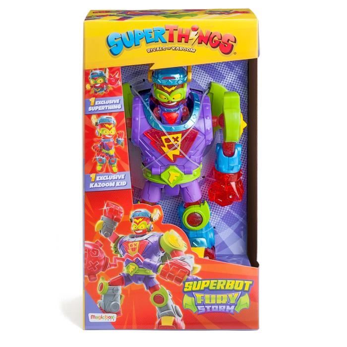 Ensemble SuperThings Robot Superbot Fury Storm serie 9 - Cdiscount Jeux ...