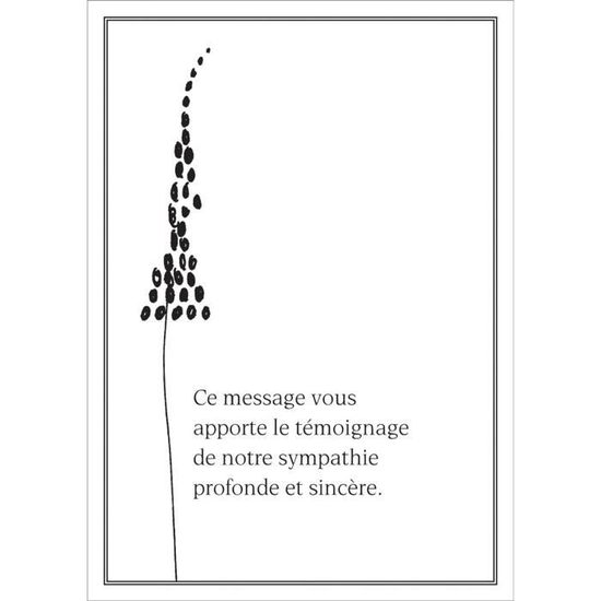 Helga Bühler Carte De Voeux: Moderne Carte De Deuil Réconfortant: Ce ...