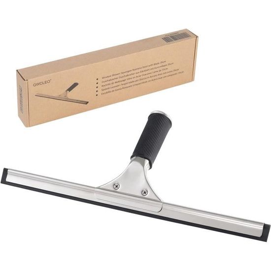 Raclette De Douche Vitre Raclette L'Eau De Ménage En Acier Inoxydable ...